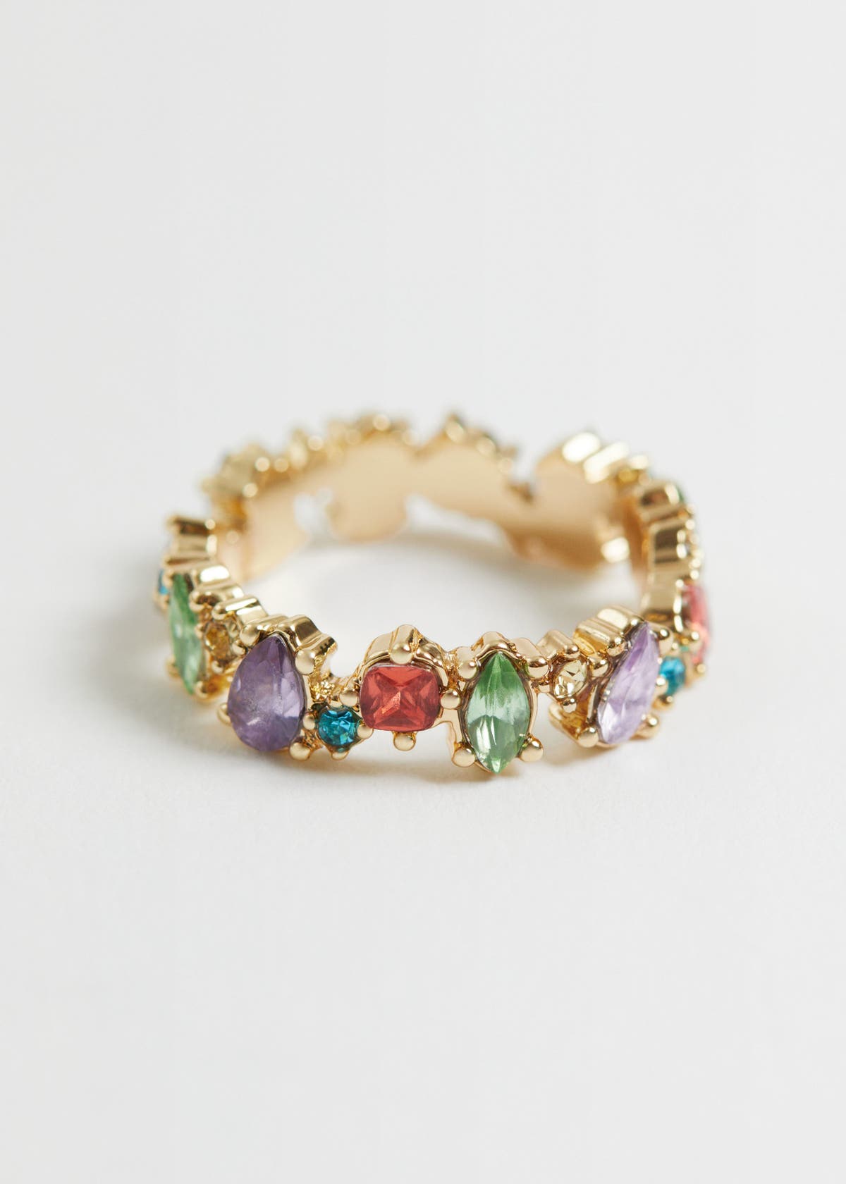 Delicate Multi-coloured Gemstone Ring | H&M Kuwait