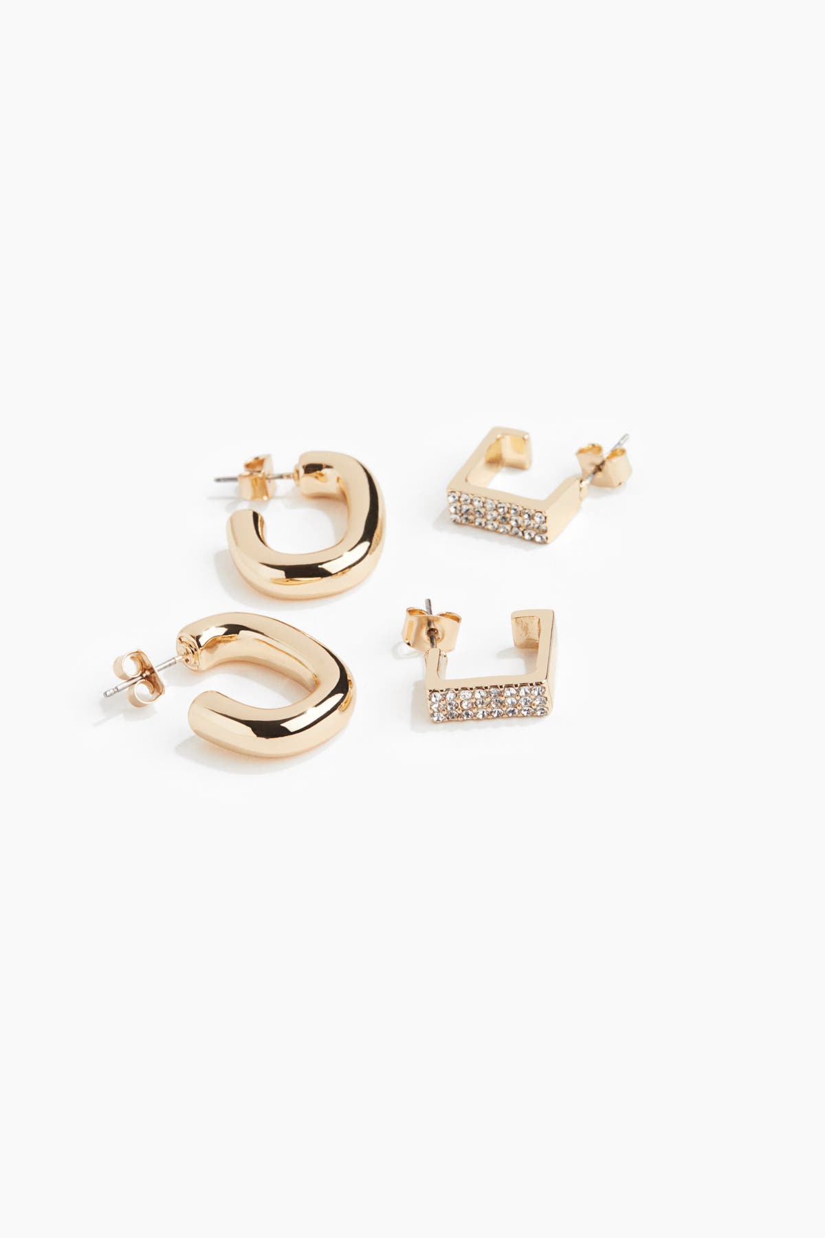 2 Pairs Hoop Earrings | H&M Kuwait