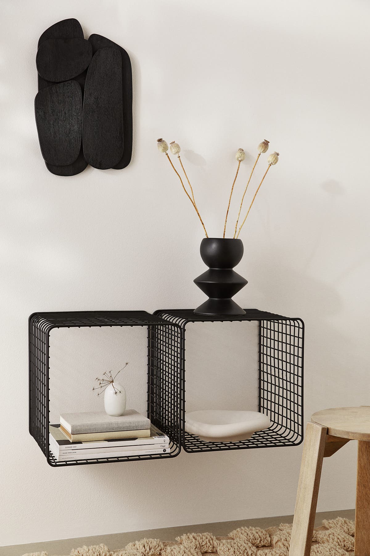 Metal Wire Wall Shelf | H&M Kuwait