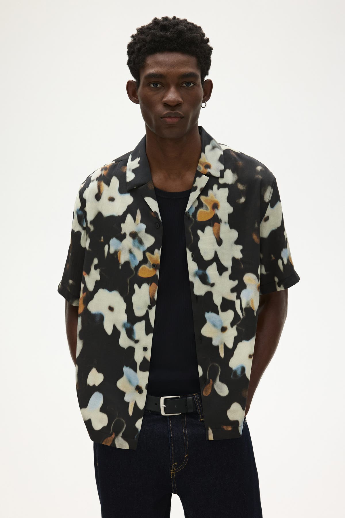 Regular Fit Patterned Resort Shirt | H&M Kuwait