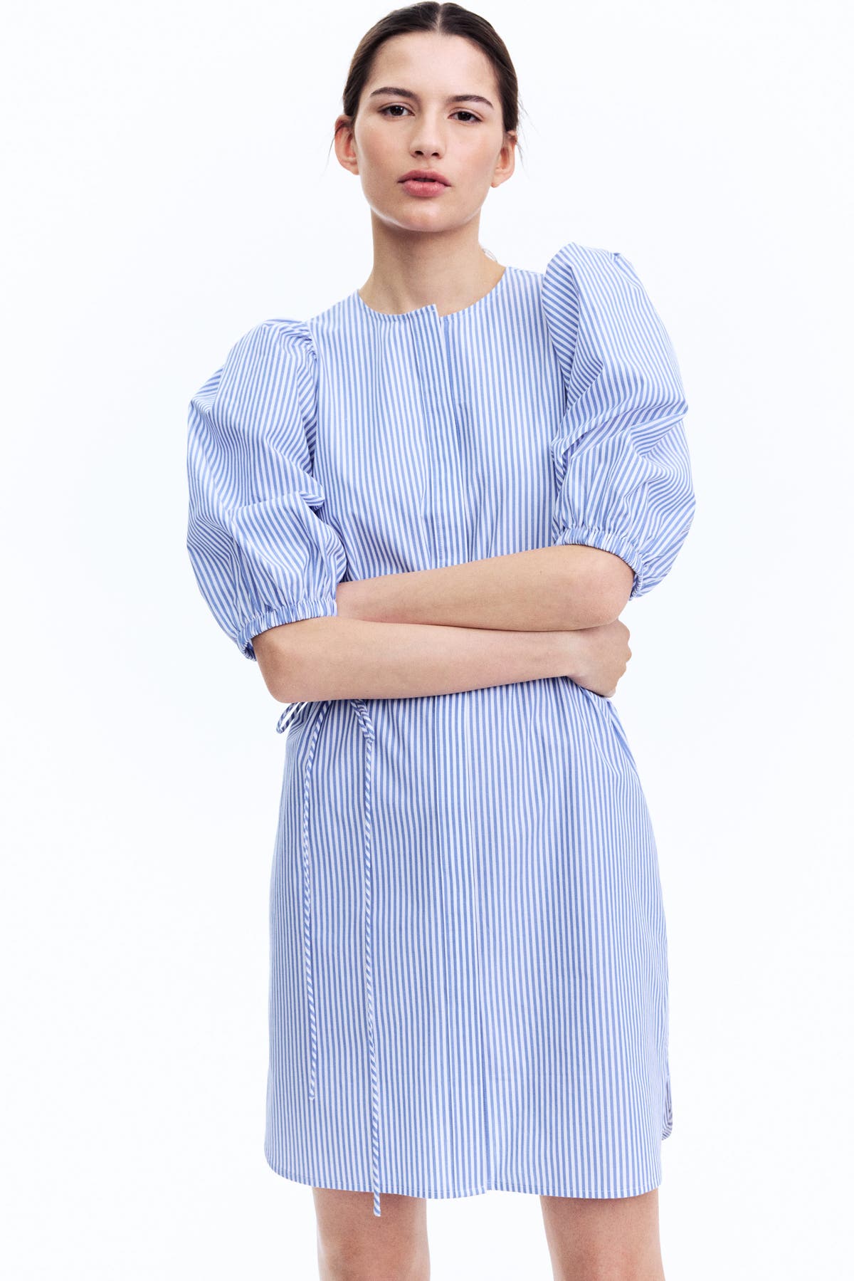 Puff-sleeved Dress | H&M Kuwait