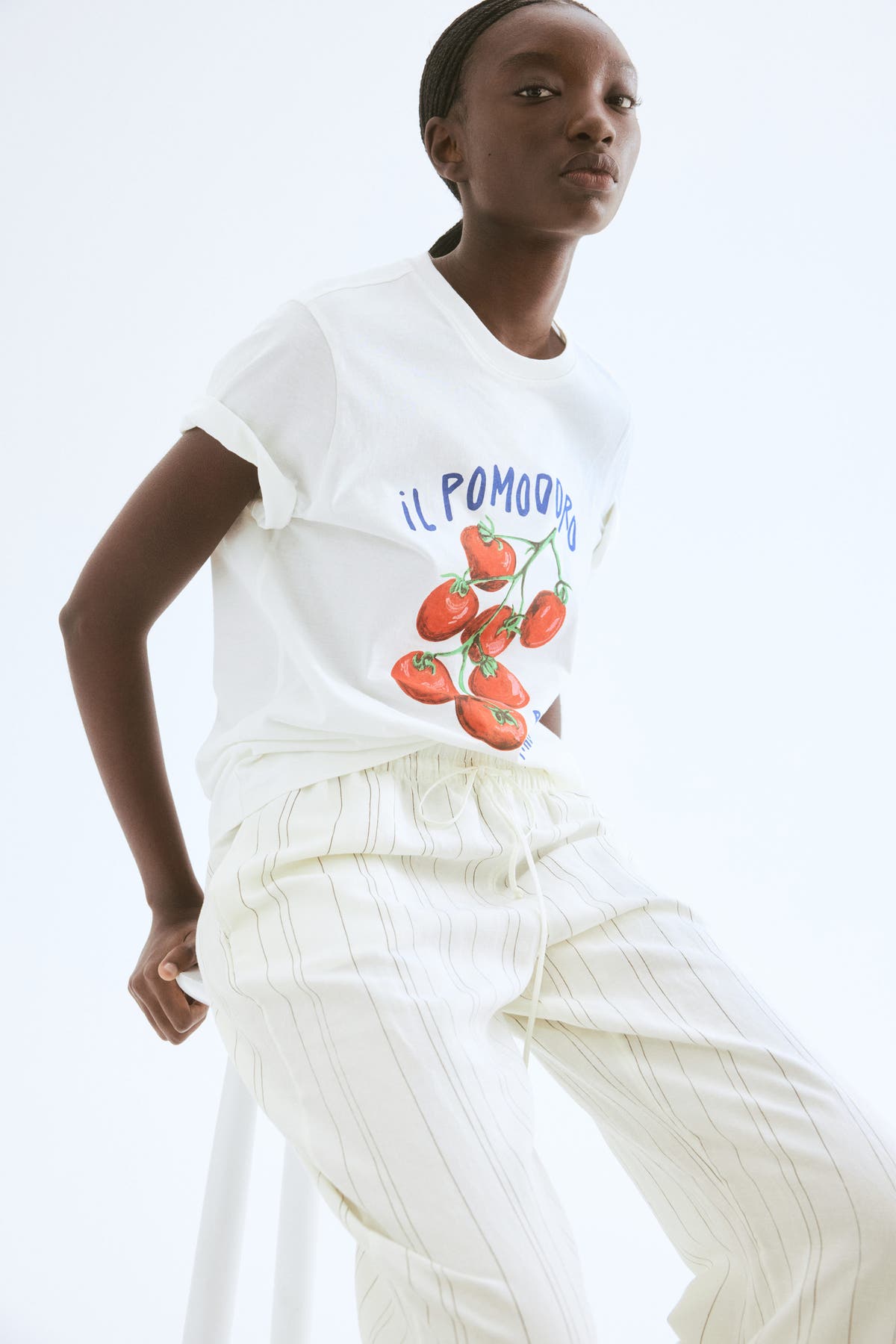 Linen-blend Trousers | H&M Kuwait