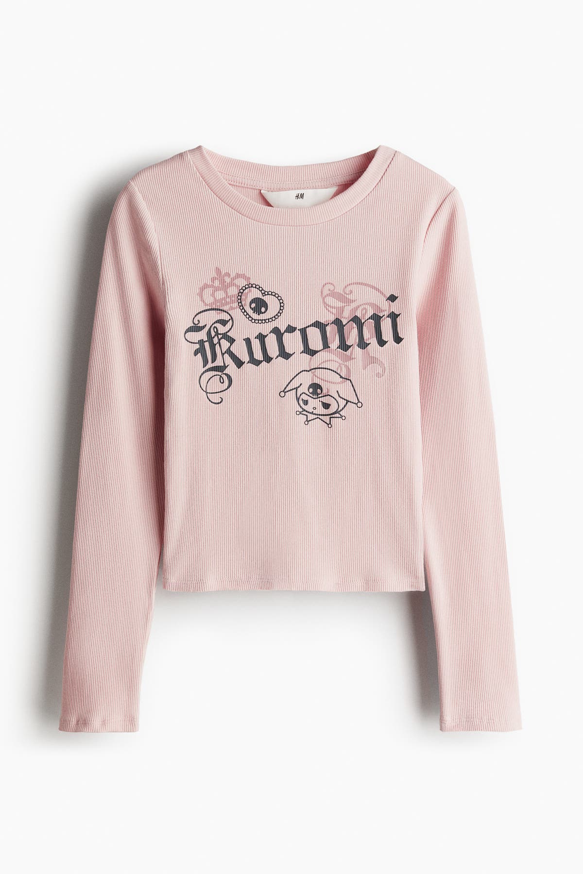 Print-motif Jersey Top | H&M Kuwait