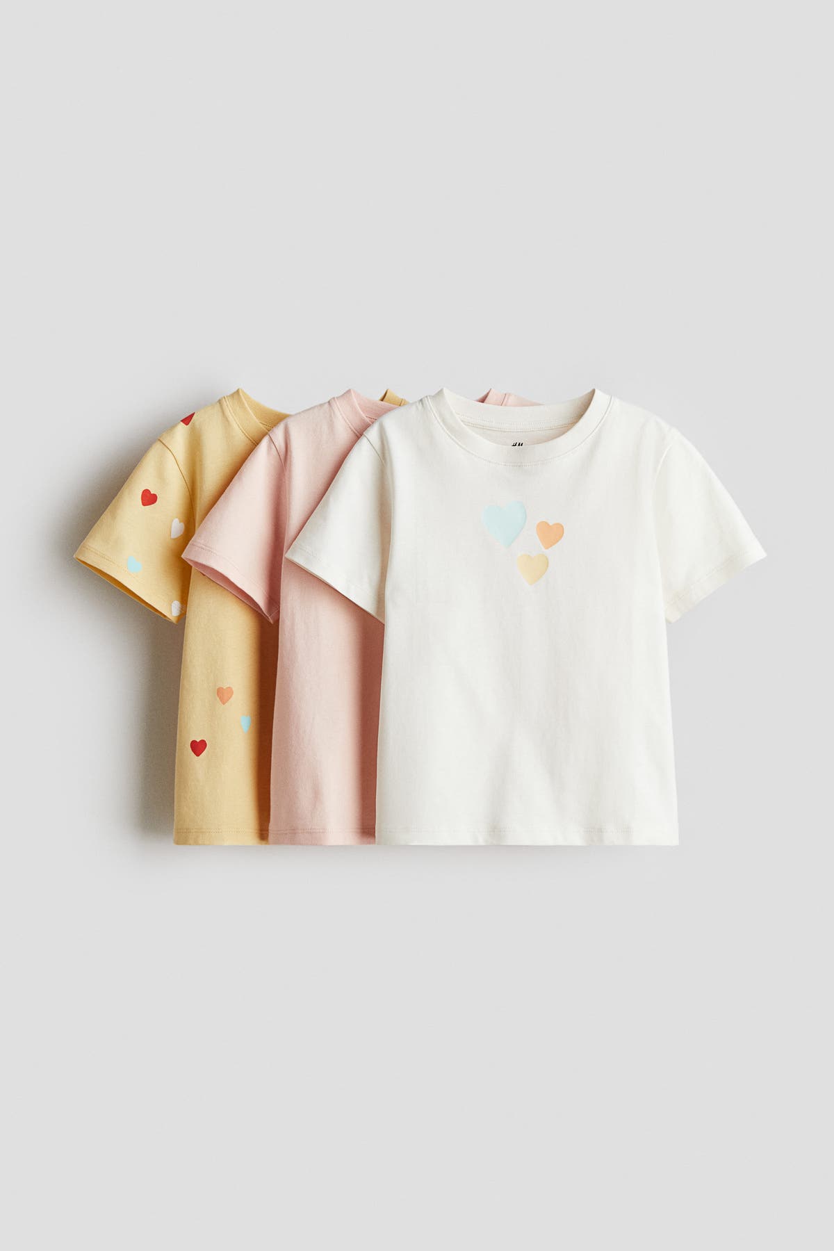 3-pack Printed Jersey Tops | H&M Kuwait