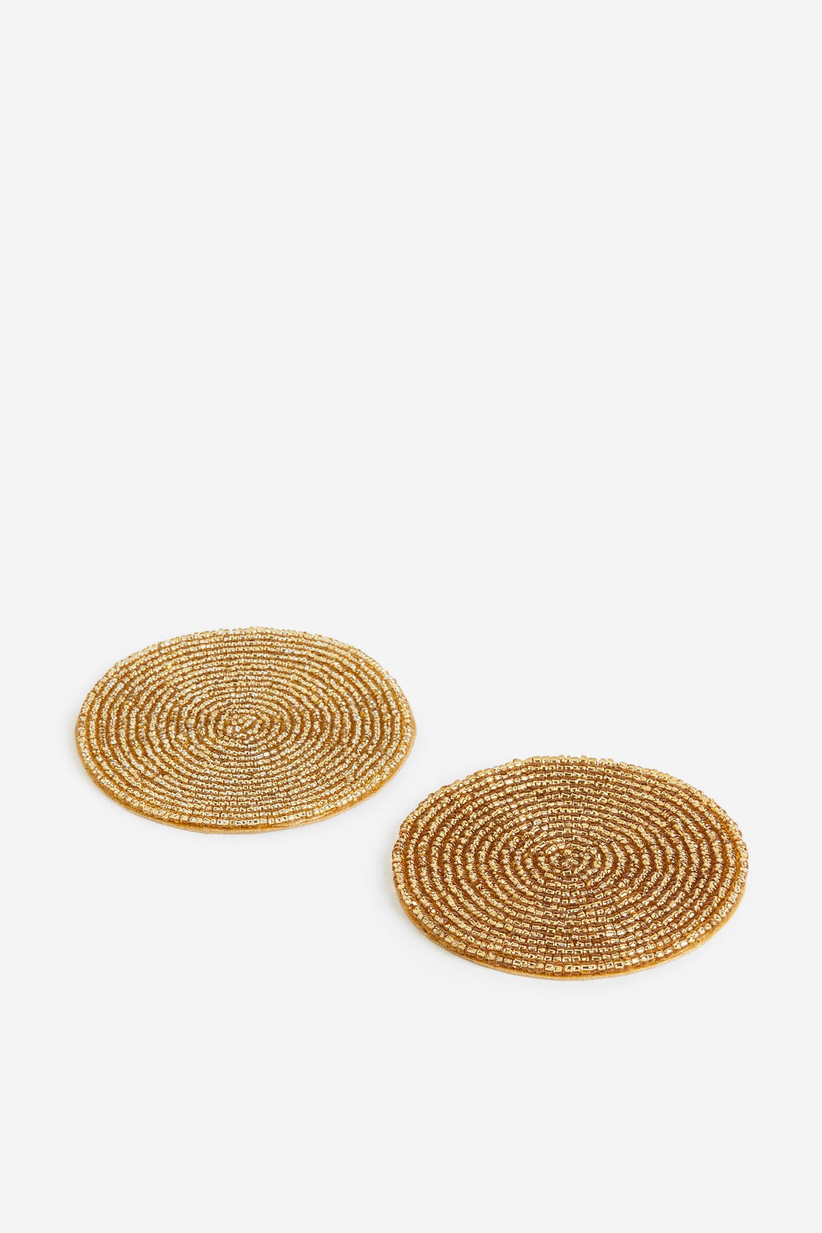 2-pack Beaded Coasters | H&M Kuwait
