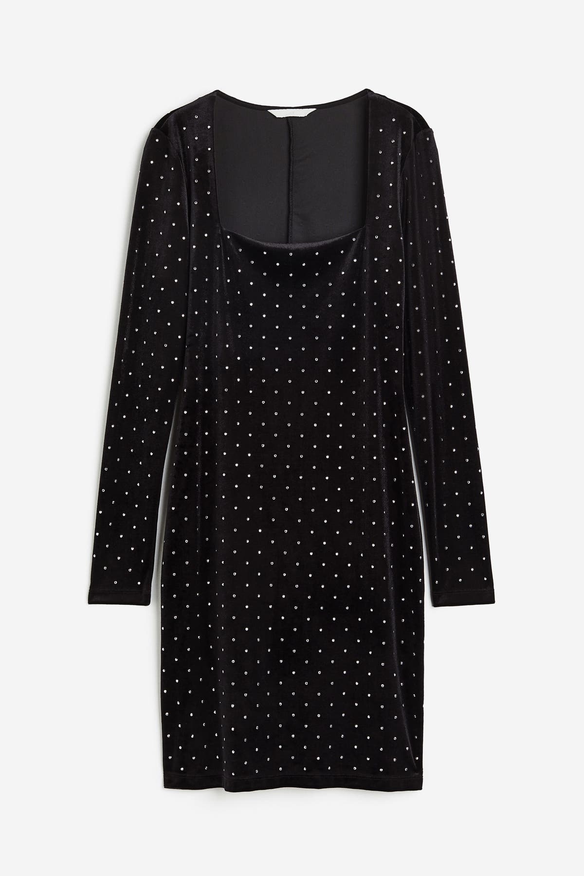 Square-neck Bodycon Dress | H&M Kuwait