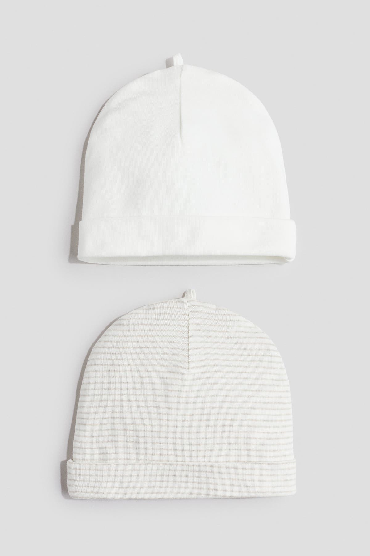 2-pack Cotton Hats | H&M Kuwait